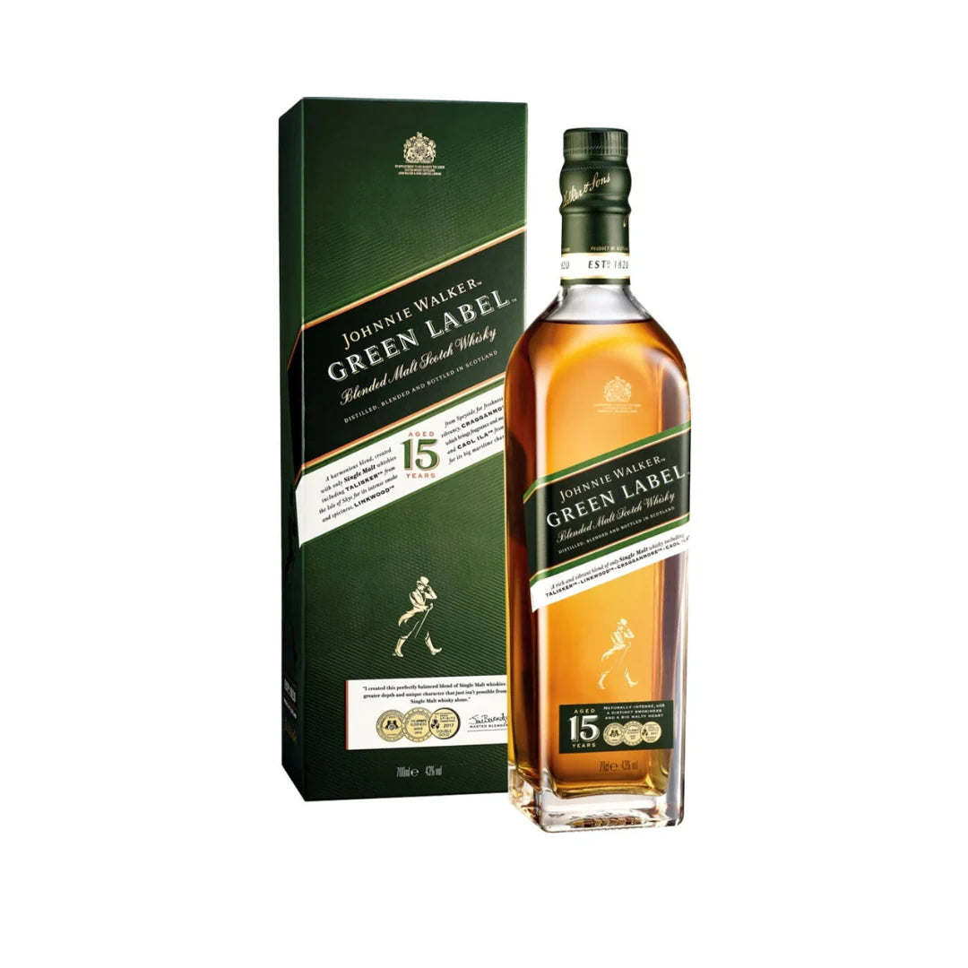 JHONNIE WALKER GREEN LABEL 750 ML – Valkiria Perú