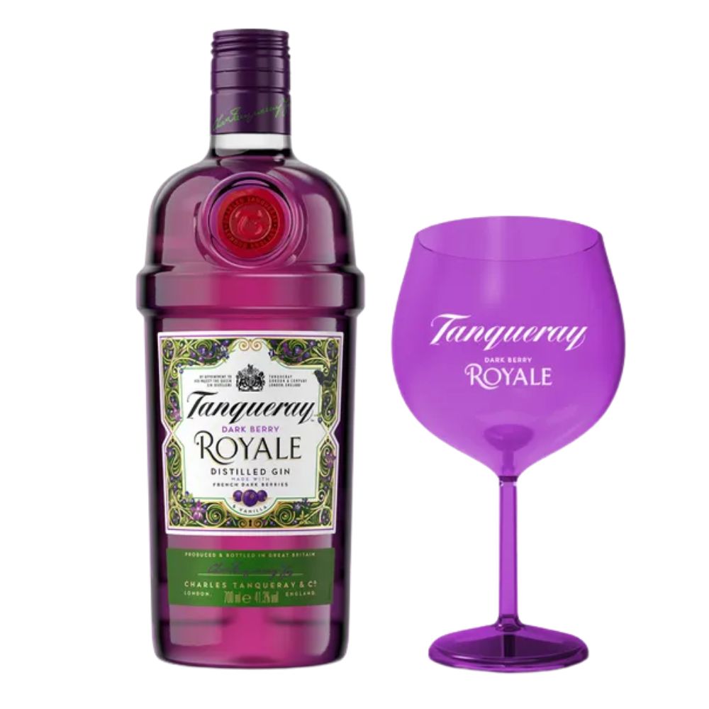GIN TANQUERAY ROYALE 700 ML + COPA – Valkiria Perú
